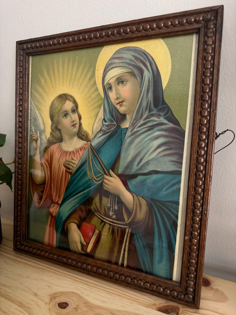 Saint Frances of Rome Religious Framed Art - Etsy