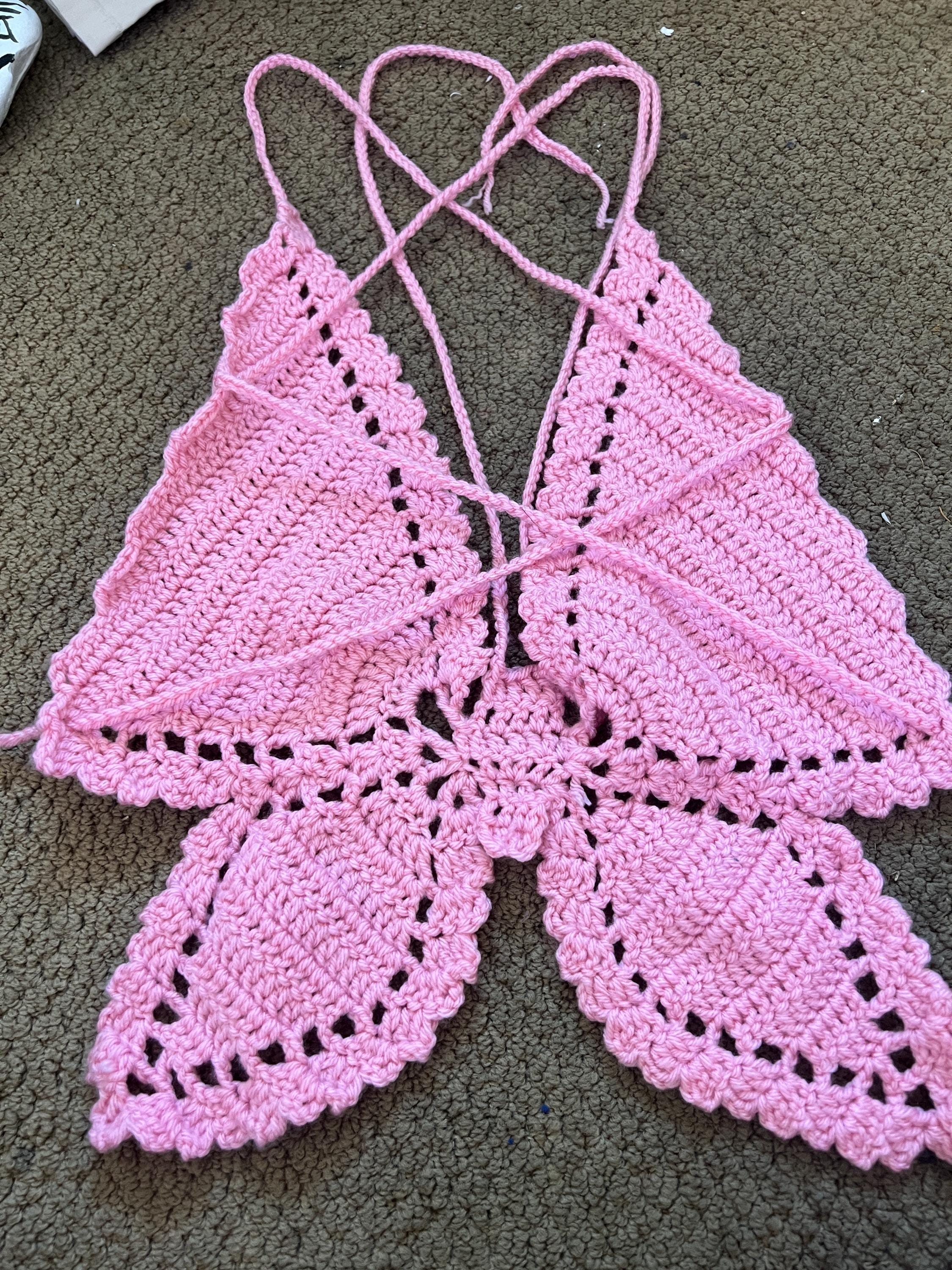 Gorgeous Handmade Crochet Butterfly Halter Top! - Etsy