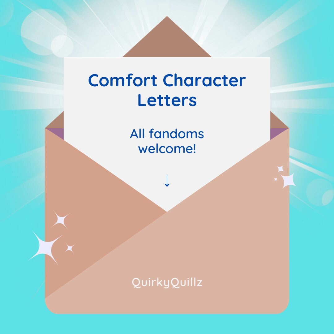 Comfort Character Letters - Etsy