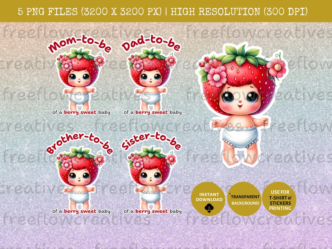 Strawberry Baby Girl Clipart, Cute Strawberry Shortcake Theme, Pink ...