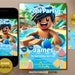 Roblox Summer Pool Party Editable Birthday Invitation, Summer Splash ...