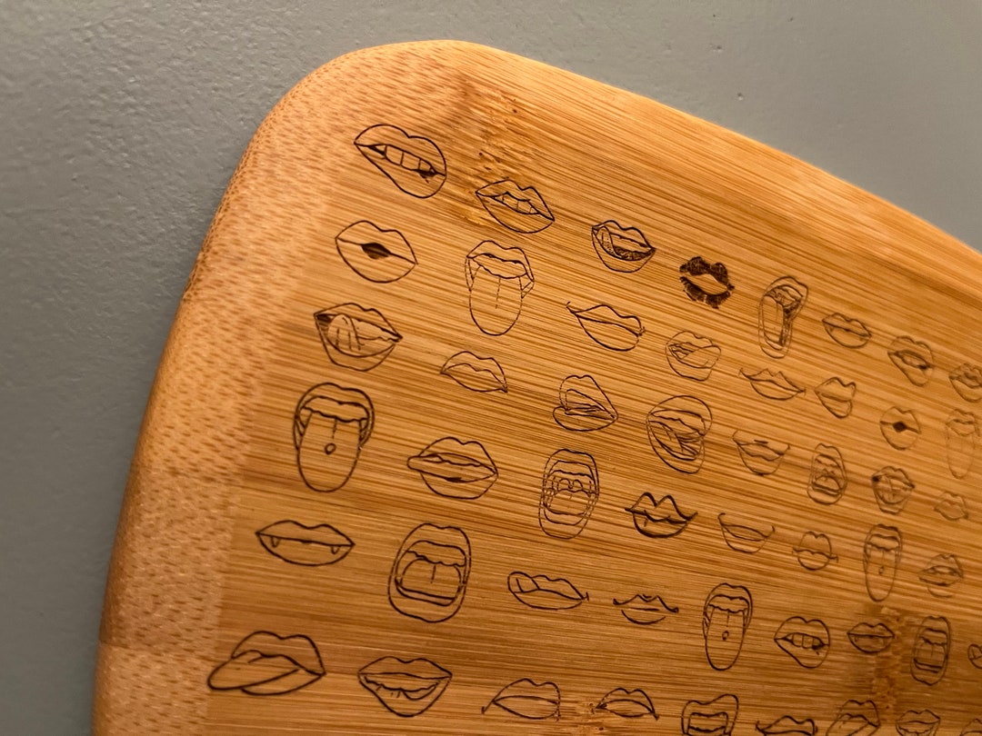 Tabla de desayuno con boca, tabla de pan, tabla de cortar ...