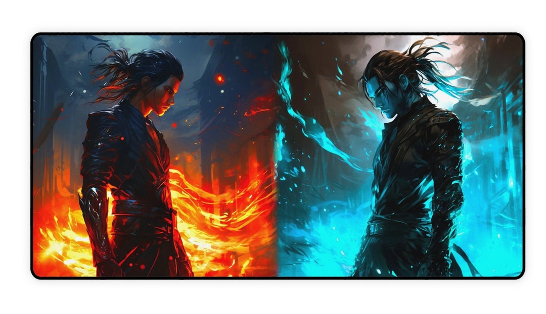Kayn Mouse Pad, Red & Blue, League of Legends, Fan Art - Etsy