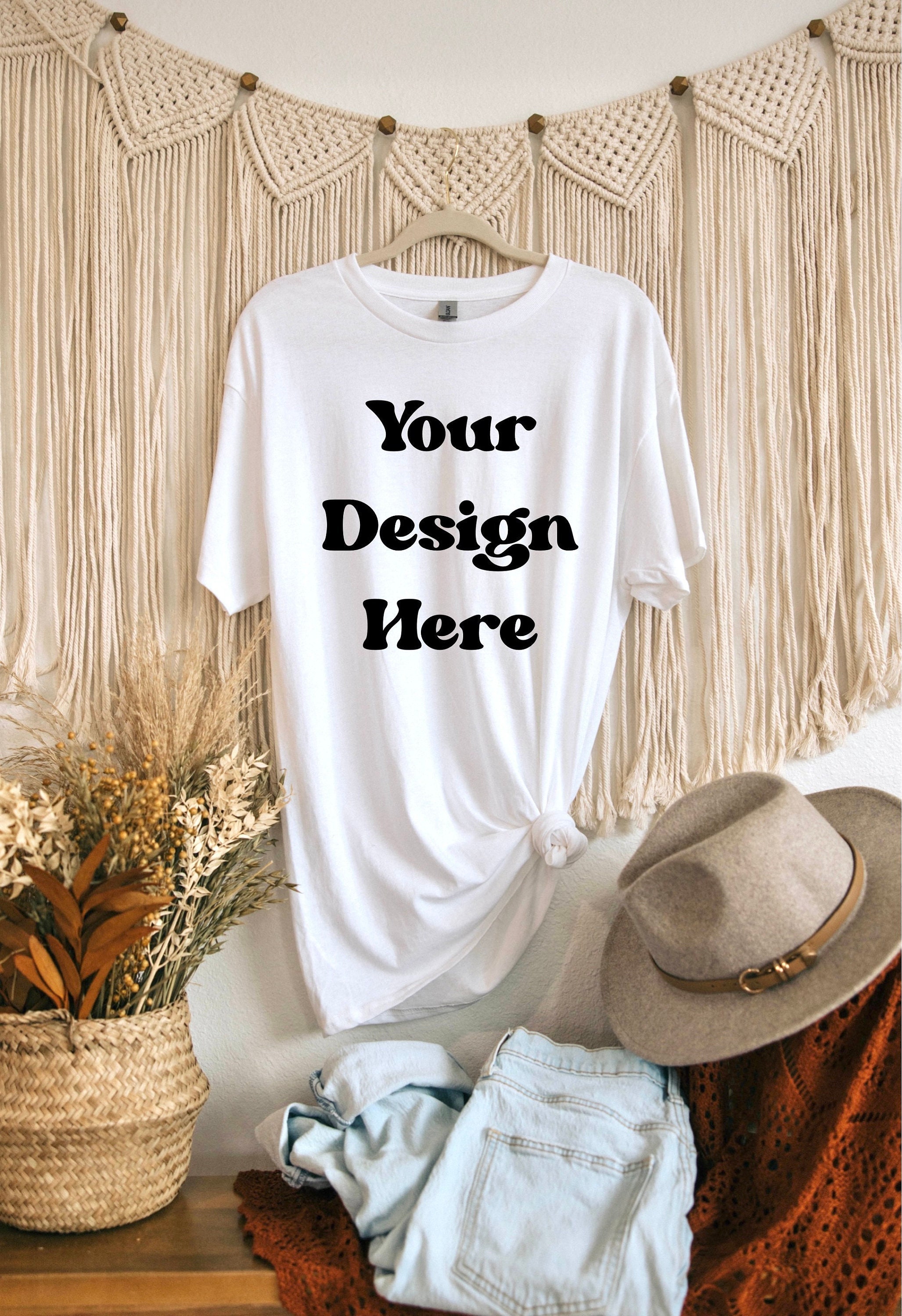 G500 Gildan White Shirt Unisex Mockup Digital Download Mockups White ...