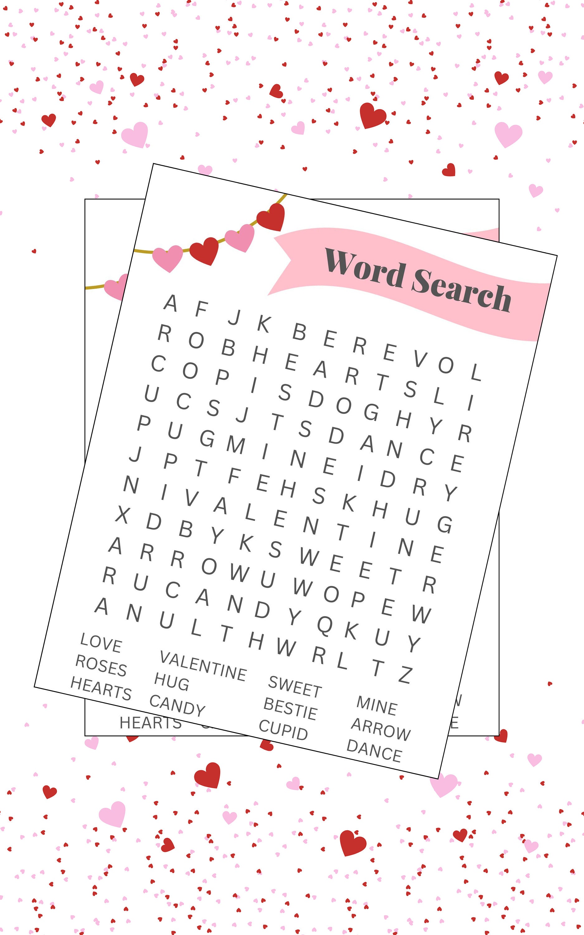 Valentine Day Word Search | Valentine's Day Word Search Printable ...