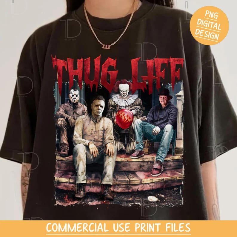Thug Life Horror, Retro Scream Horror Png, Michael Myers Png ...