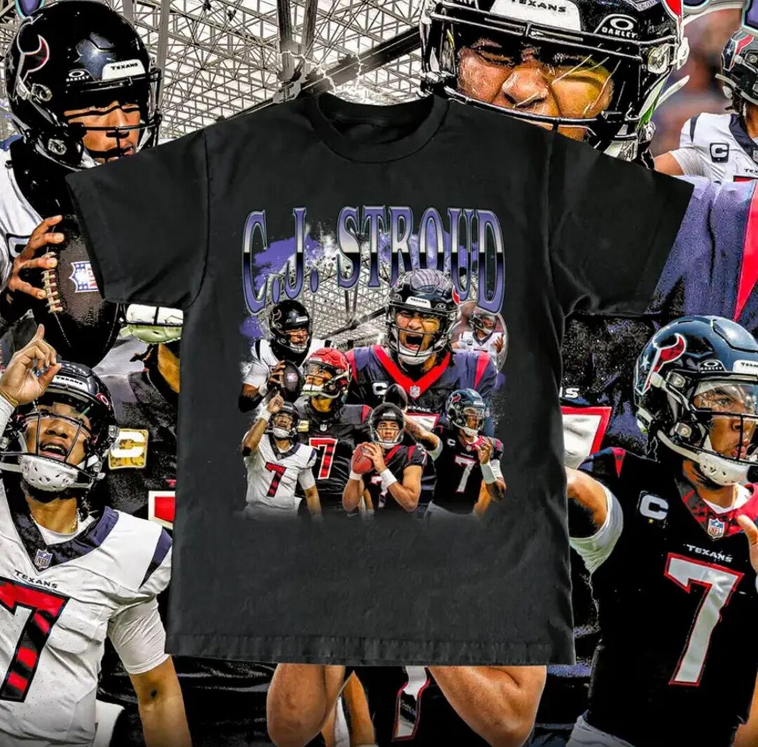 Vintage C.J. Stroud Shirt Football CJ Stroud T Shirt, NFL Gift, Houston ...