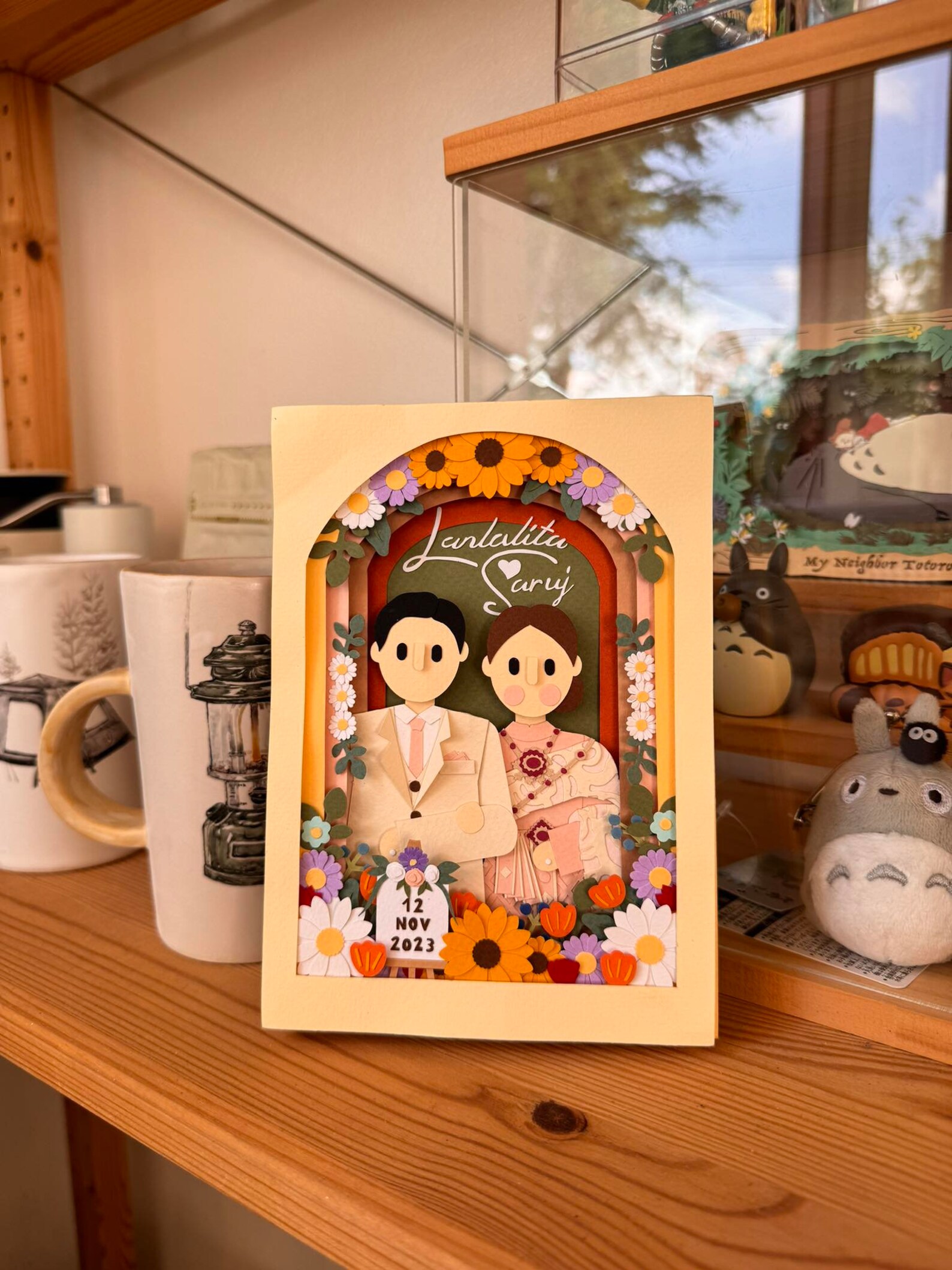 Personalized Weddings Portraits - Custom 3D Papercraft Sculpture ...