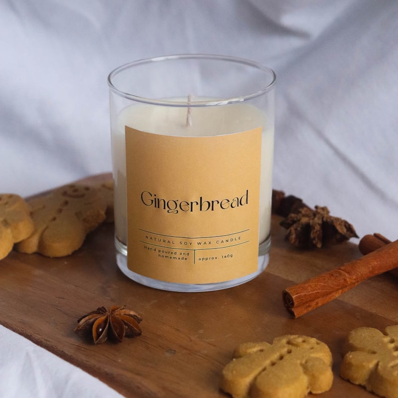 Gingerbread Candles - Etsy UK