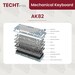AK82 Hot-swappable Mechanical Keyboard (75% Keyboard Layout, Tri-mode ...