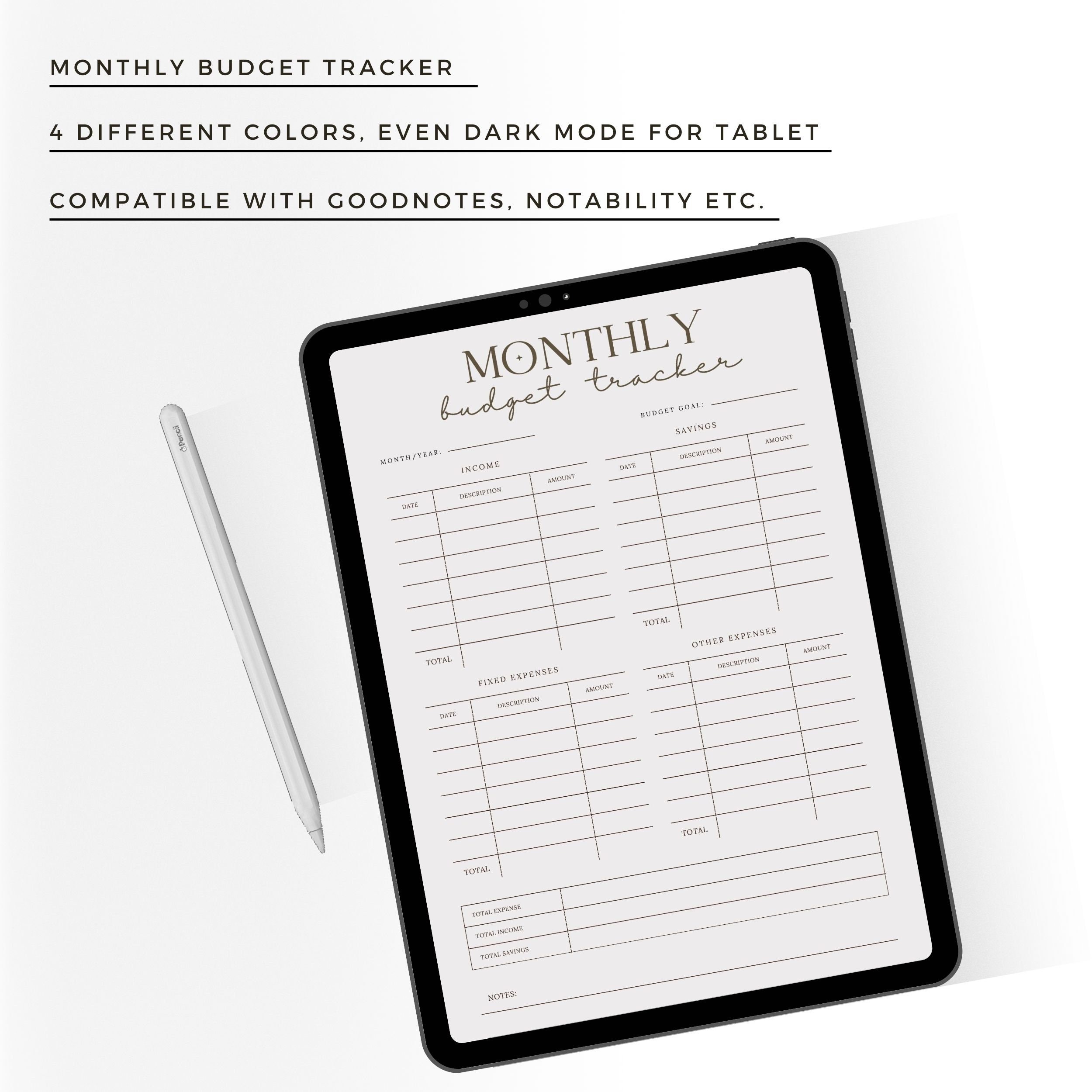 Budget Monthly Tracker / Expense Tracker / Budget Planner / Money ...