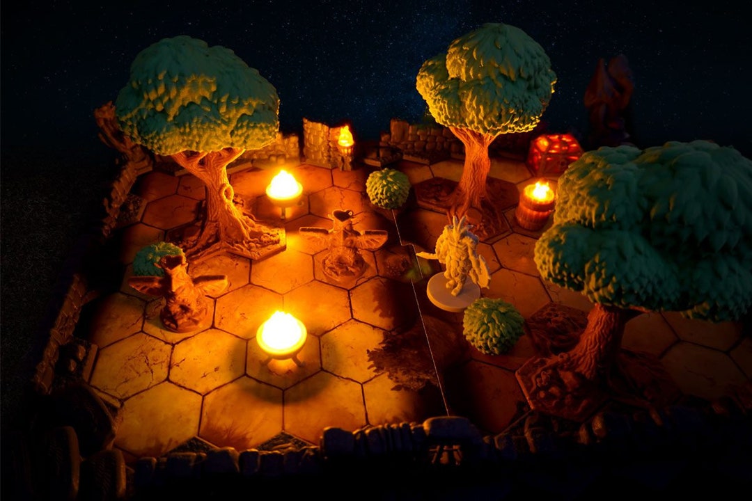3D Trees for Gloomhaven and Frosthaven – Removable Tops – Packs of 2, 3 ...