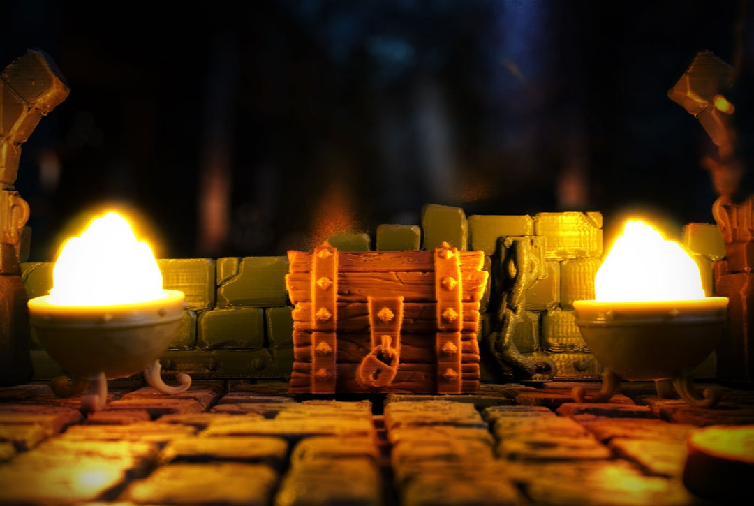 Led-lit Braziers for Rpgs and Board Games – D&D, Heroquest, Gloomhaven ...