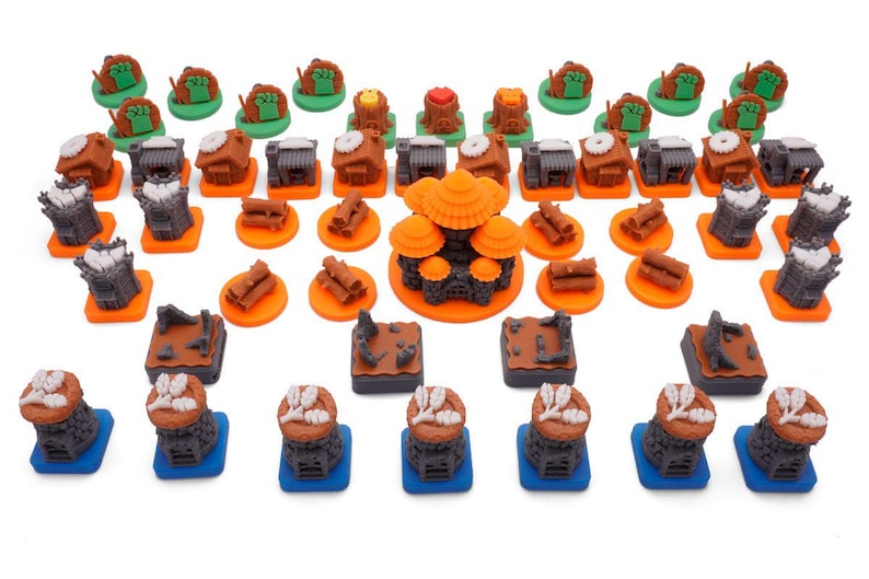 Root 3D Printed Game Upgrade Kit – Custom Components for Board Game ...