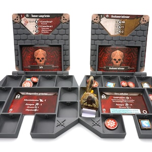Foldable Monster Stat Tracker for Gloomhaven, Frosthaven & Jaws of the ...