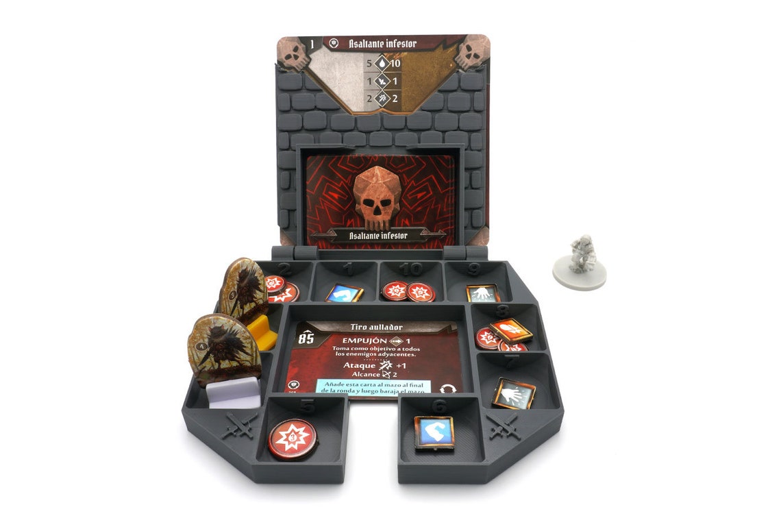 Foldable Monster Stat Tracker for Gloomhaven, Frosthaven & Jaws of the ...