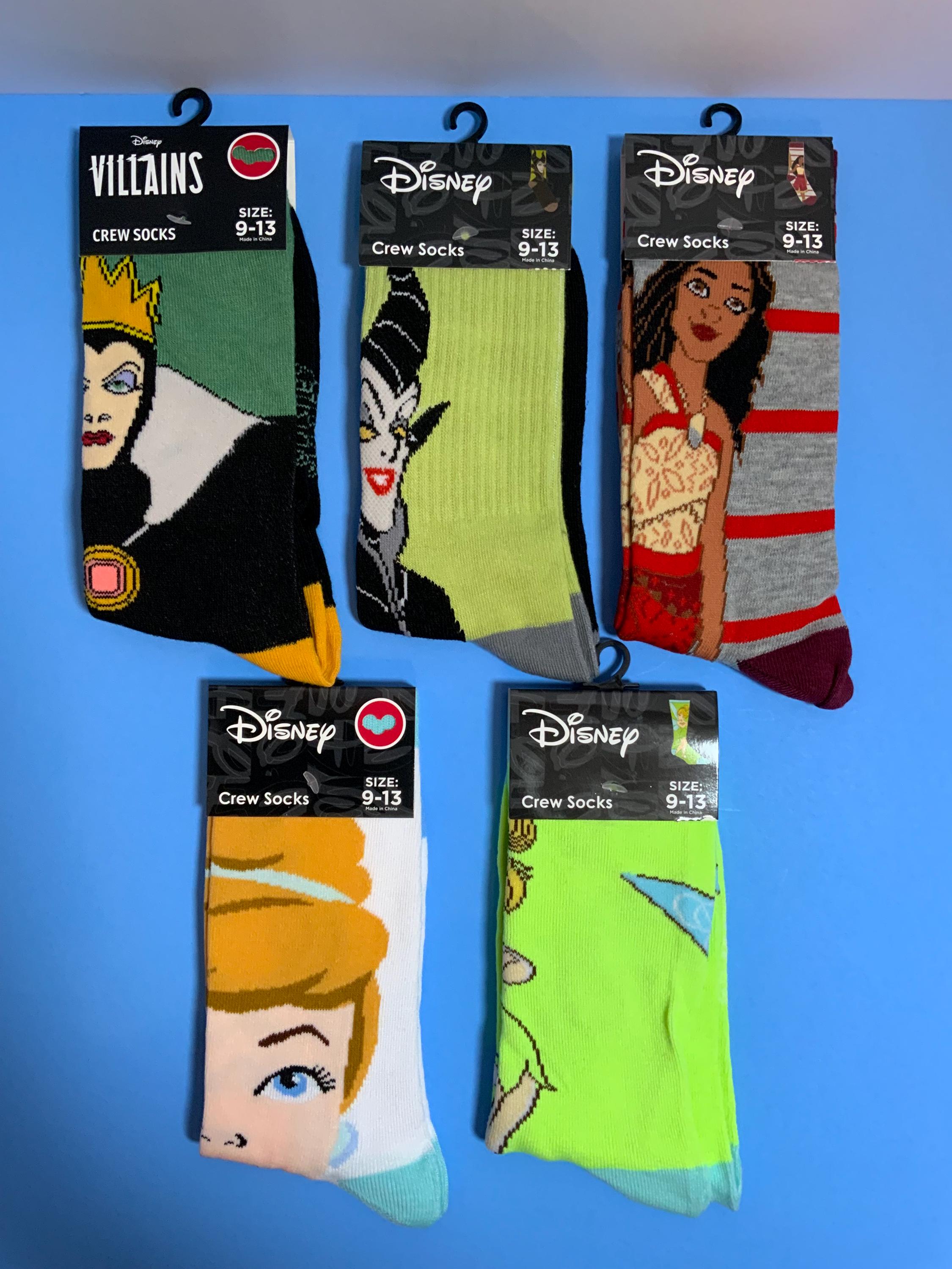 Princess and Villains Socks - Etsy