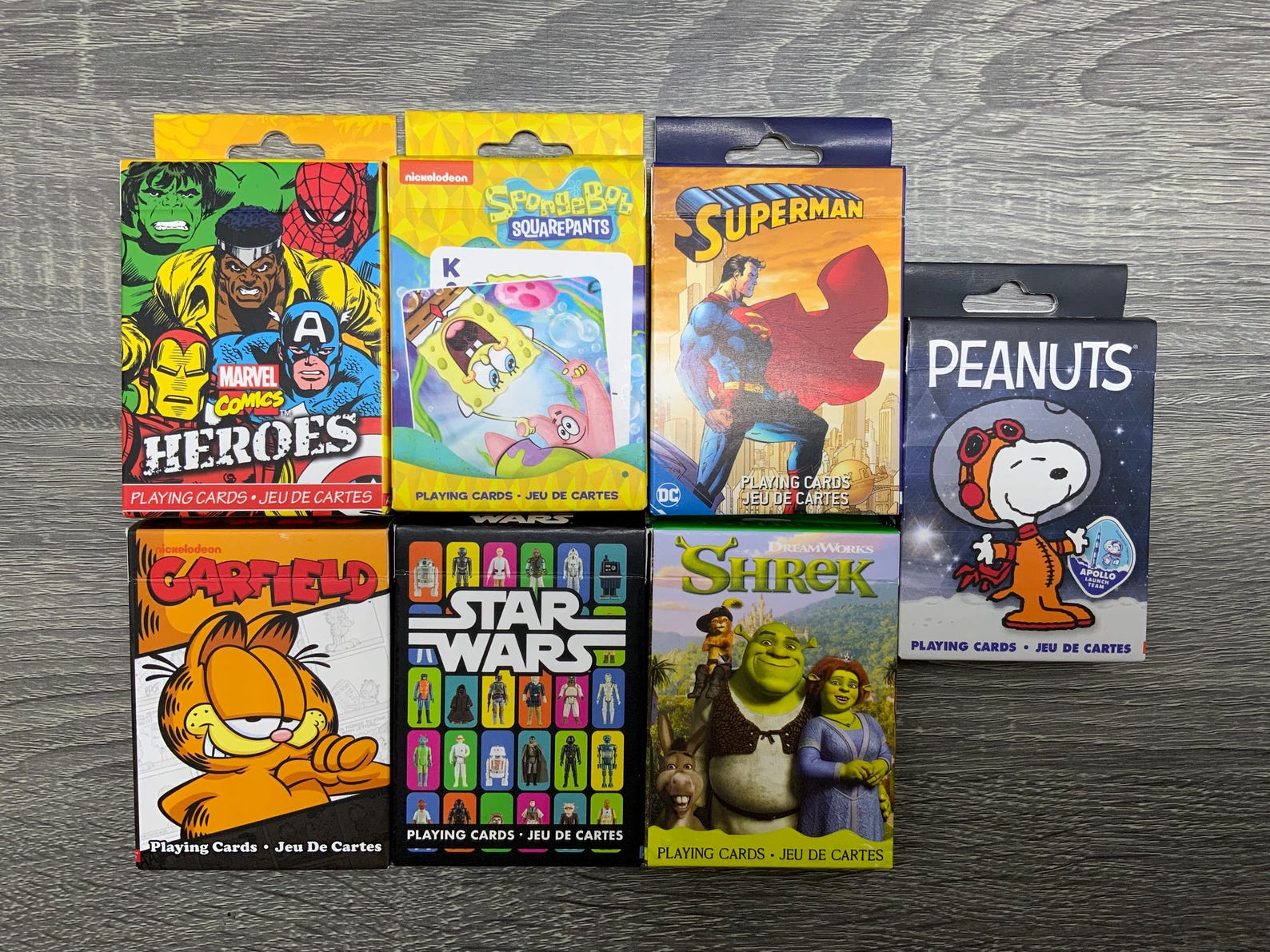 Character Playing Cards - Etsy