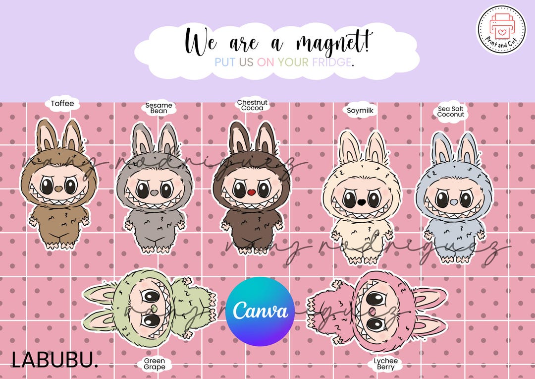 LABUBU 39 LABUBU Clipart Exciting Macarons Inspired Element for ...