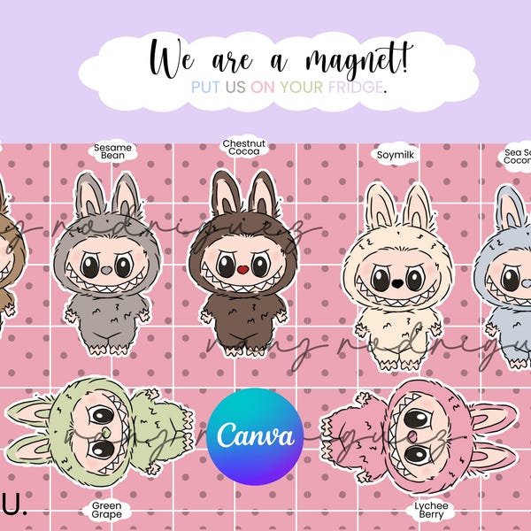 Labubu Template - Etsy