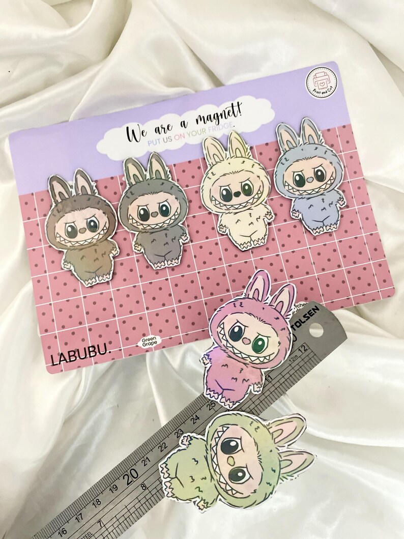 LABUBU Exciting Macarons Inspired Elements for Stickers, Labubu ...