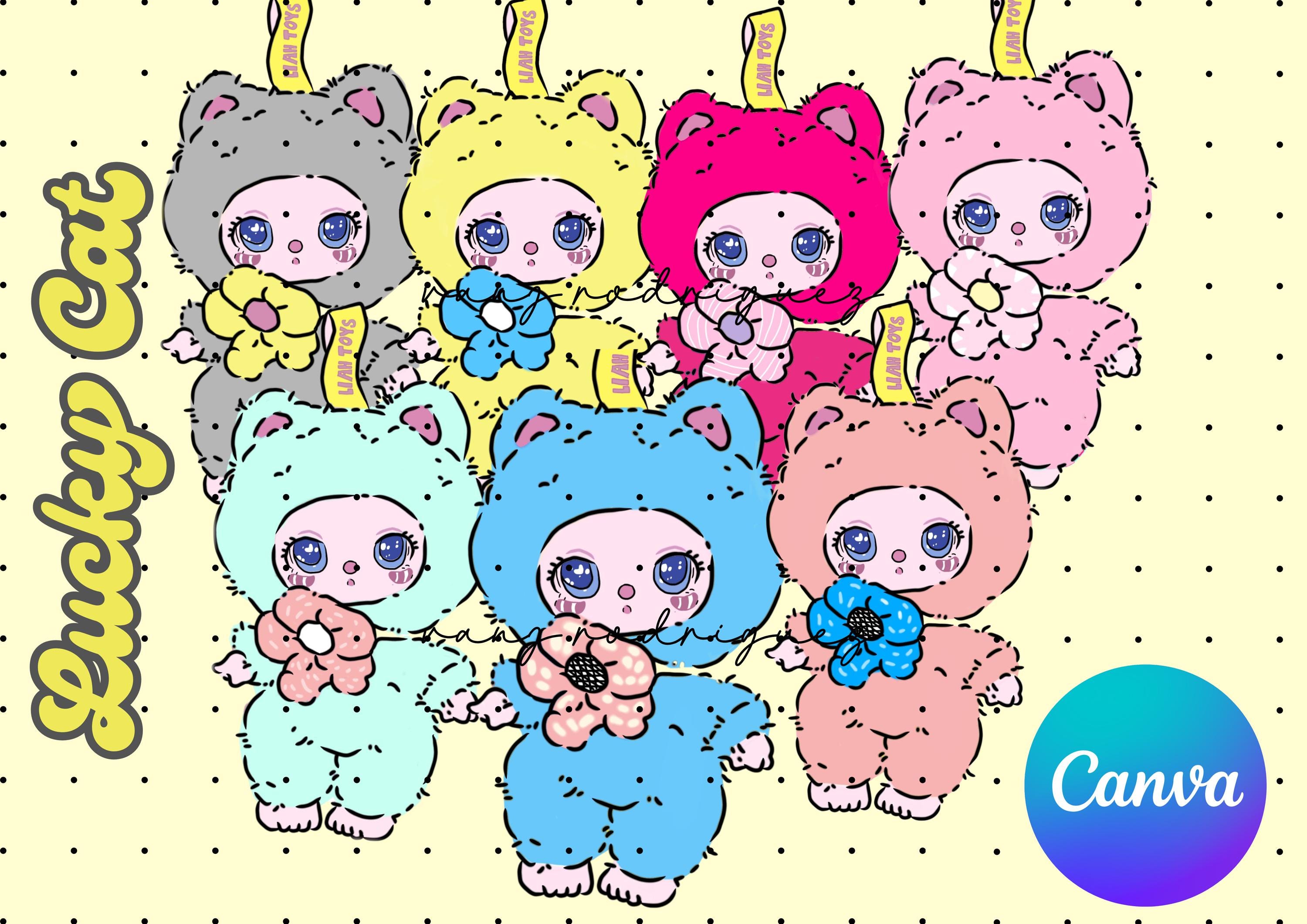 Liila's Lucky Cat and Zoo Inspired Clipart Bundle, Liila Lucky Cat ...