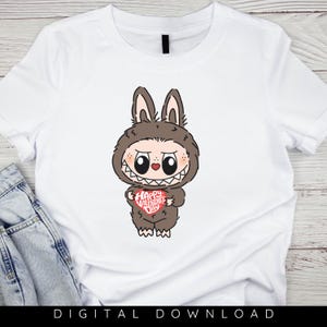 41 Labubu Hearts, Labubu Stickers, Labubu Clipart, Instant Download ...