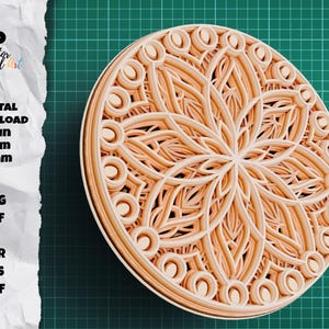 Intricate Multi-layered Mandala Dxf, Svg, Pdf Digital Download - Etsy