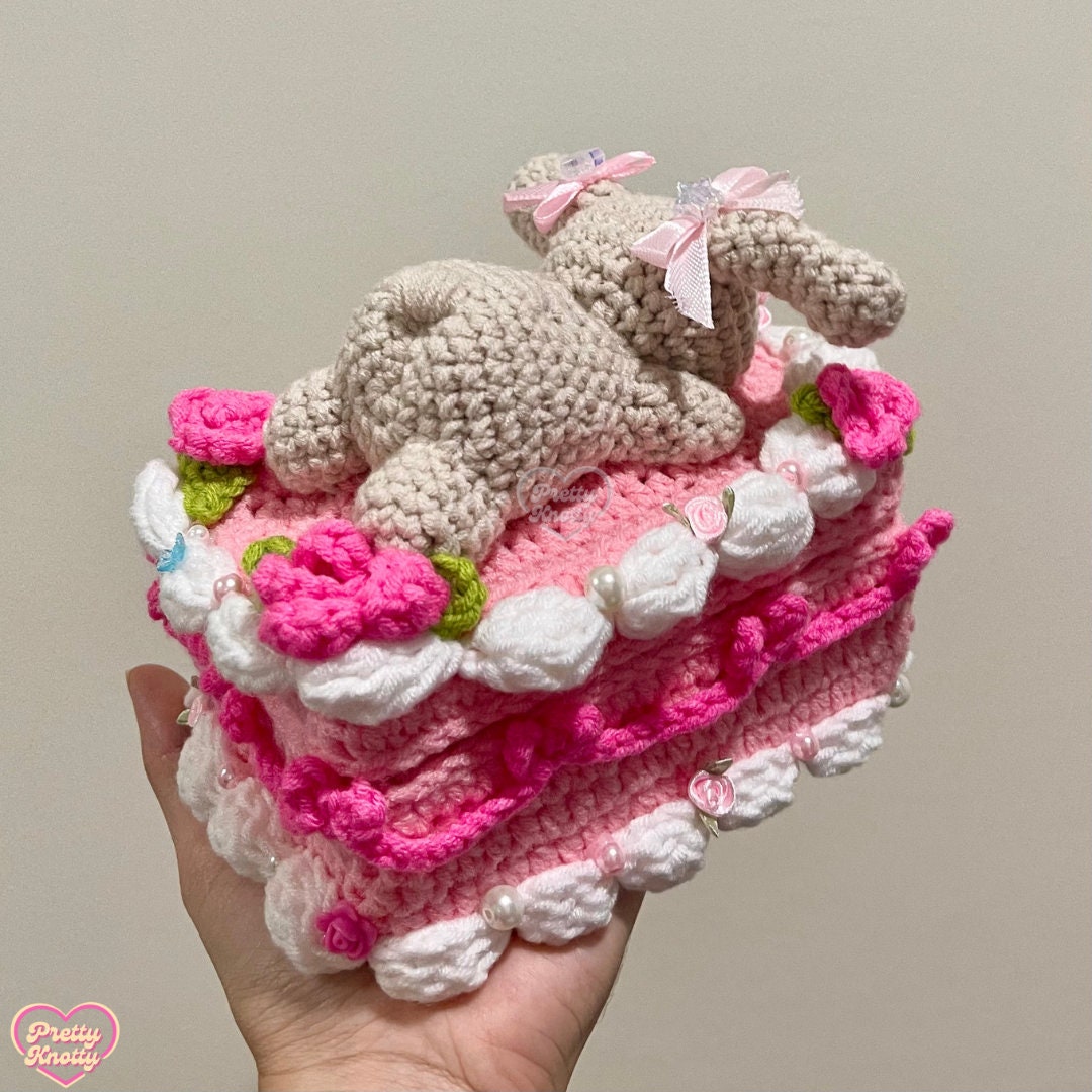 Bunbun Cake Box Crochet PATTERN (PDF - Digital Product) | Bunny Cake Crochet - Etsy