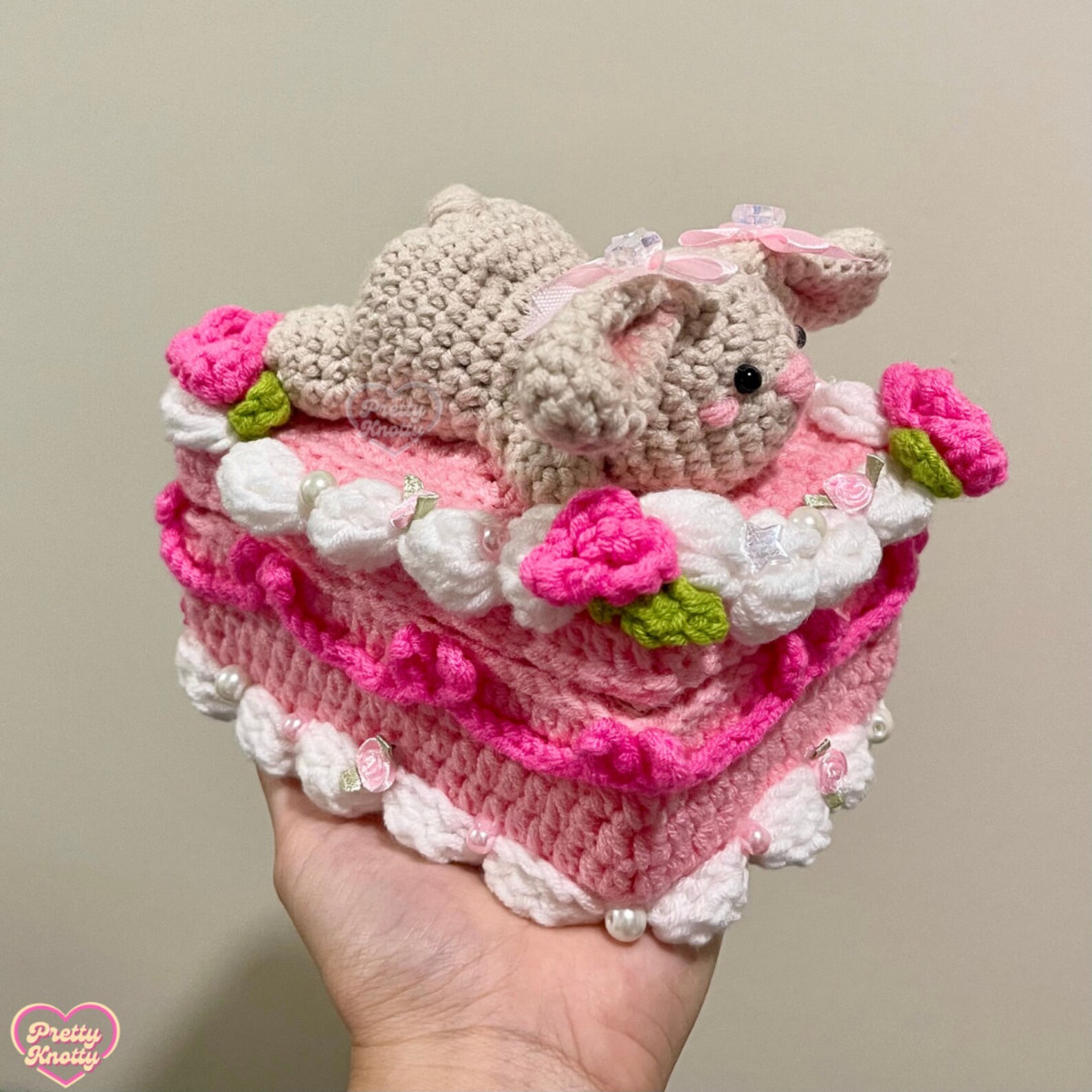 Bunbun Cake Box Crochet PATTERN (PDF - Digital Product) | Bunny Cake Crochet - Etsy
