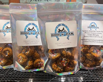 Cone Snack Pack! Bone Shaped Animal Treats With Squeaker Ball! Safe for ...
