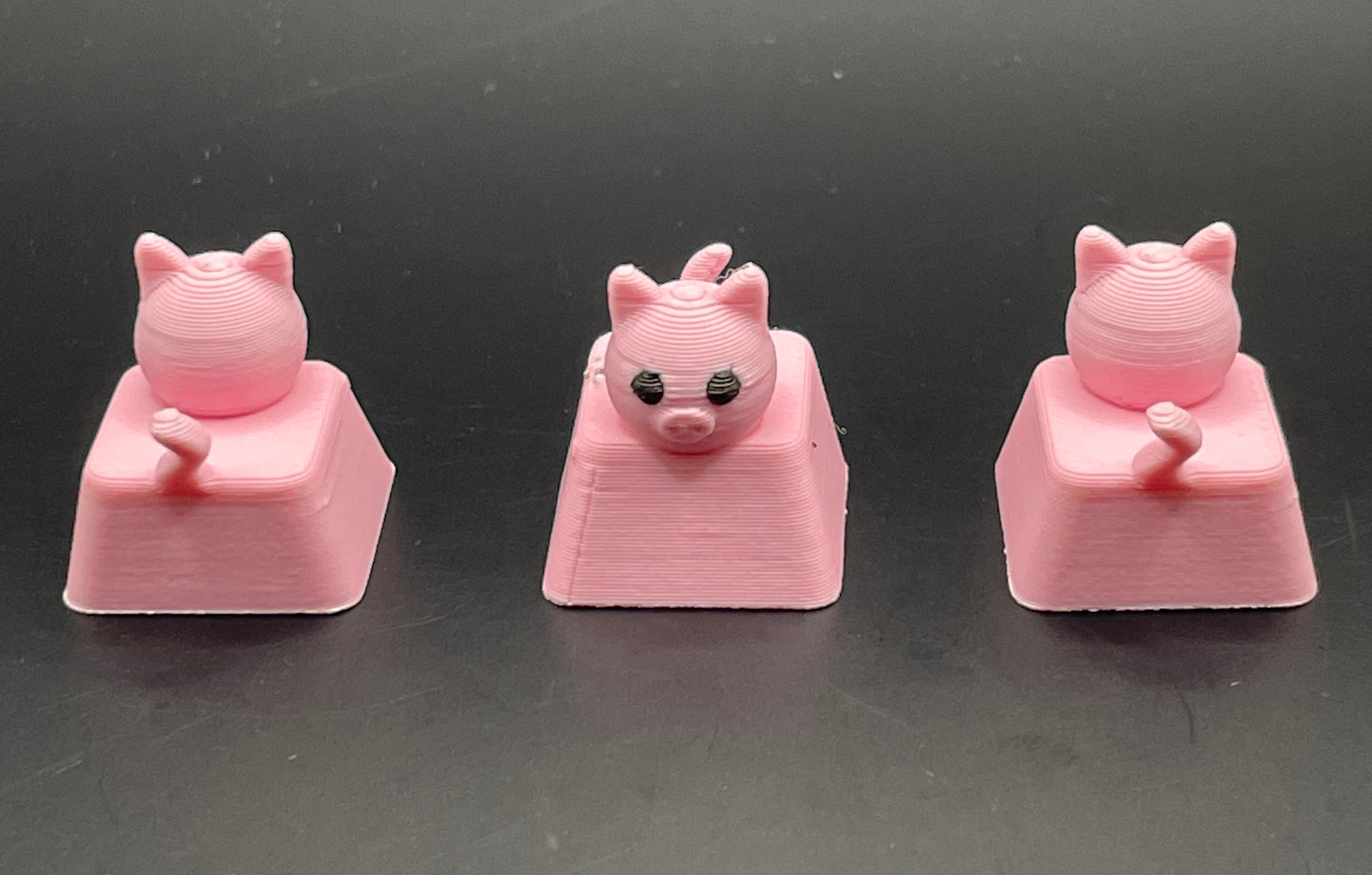 Pig Keycap Mechanical Keyboard Cute Piggy PC Decor PC - Etsy