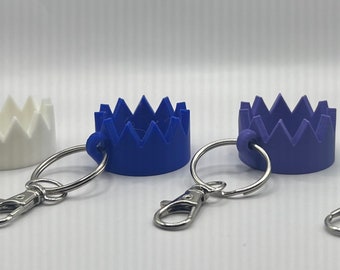3D Printed Mini Old School Runescape OSRS Party Hat Keychain Nostalgic ...