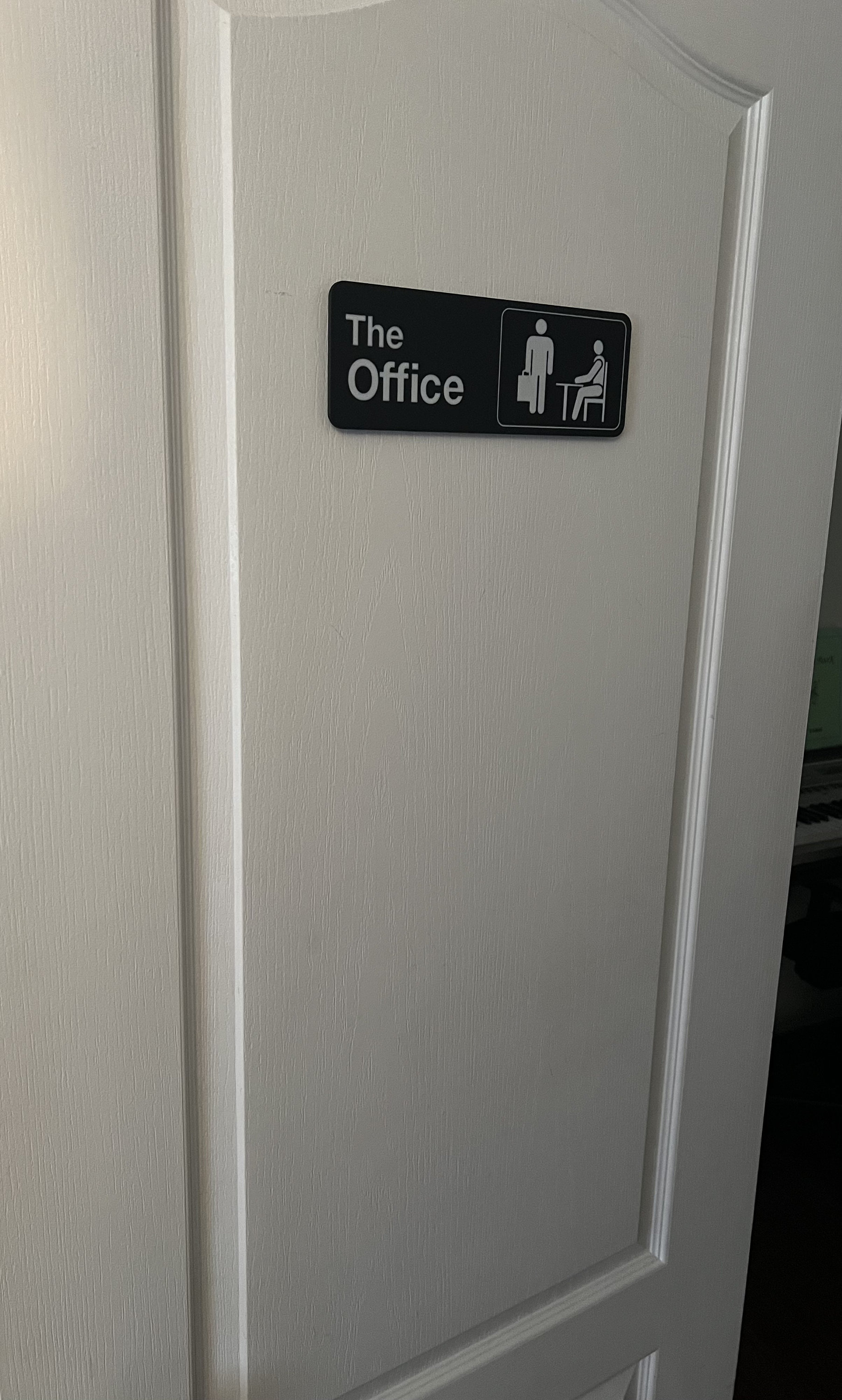 The Office Door Sign Personalized Room Sign the Office Door Sign Custom ...