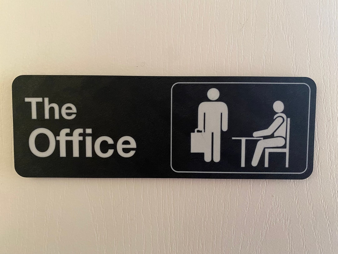 The Office Door Sign Personalized Room Sign the Office Door Sign Custom ...
