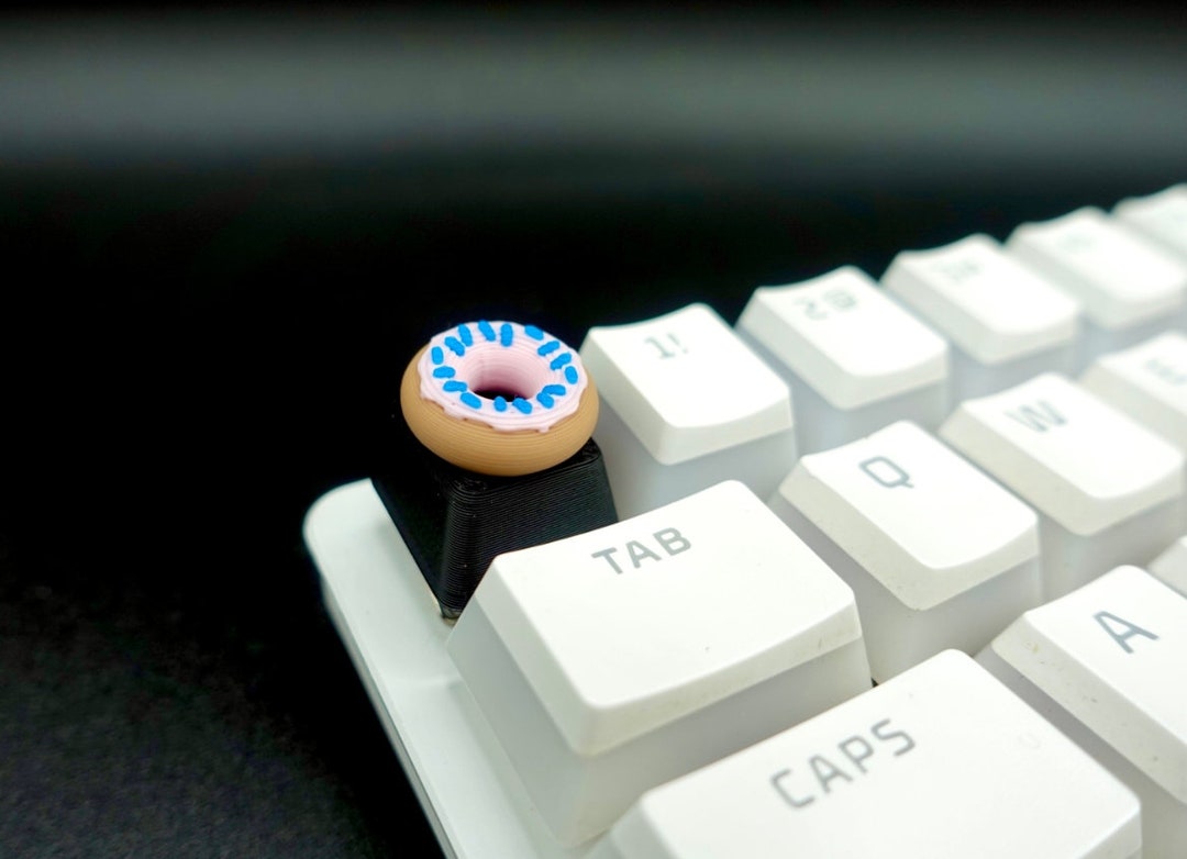 Donut With Sprinkles Keycap Mechanical Keyboard | Donut PC Decor | PC ...