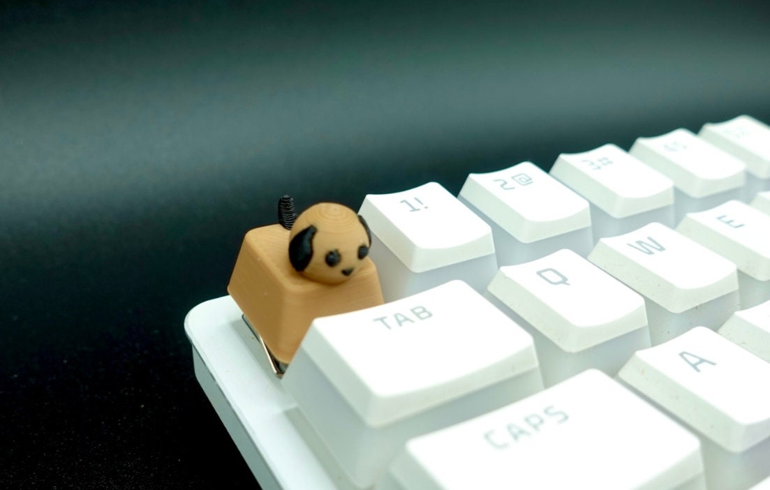 Dog Puppy Keycap Mechanical Keyboard | Cute Puppy PC Decor | PC ...