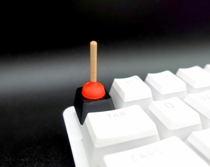Toilet Plunger Keycap Mechanical Keyboard Cute Plunger PC Decor PC ...