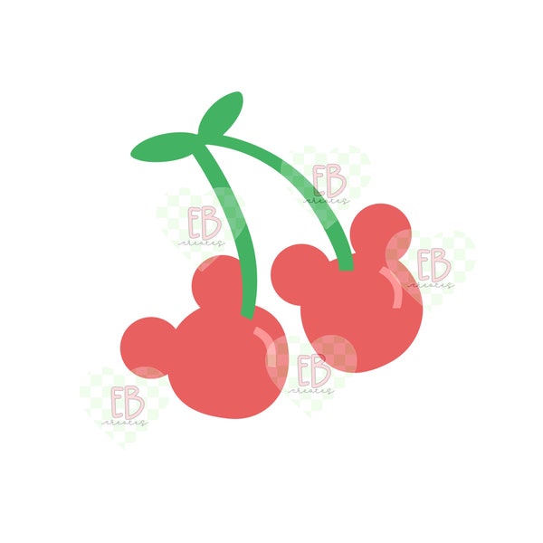 Mickey Mouse Cherry Shirt - Etsy