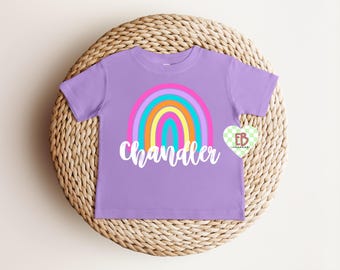 Custom Name Png Personalized Text Logo Retro Hippie Groovy Rainbow ...