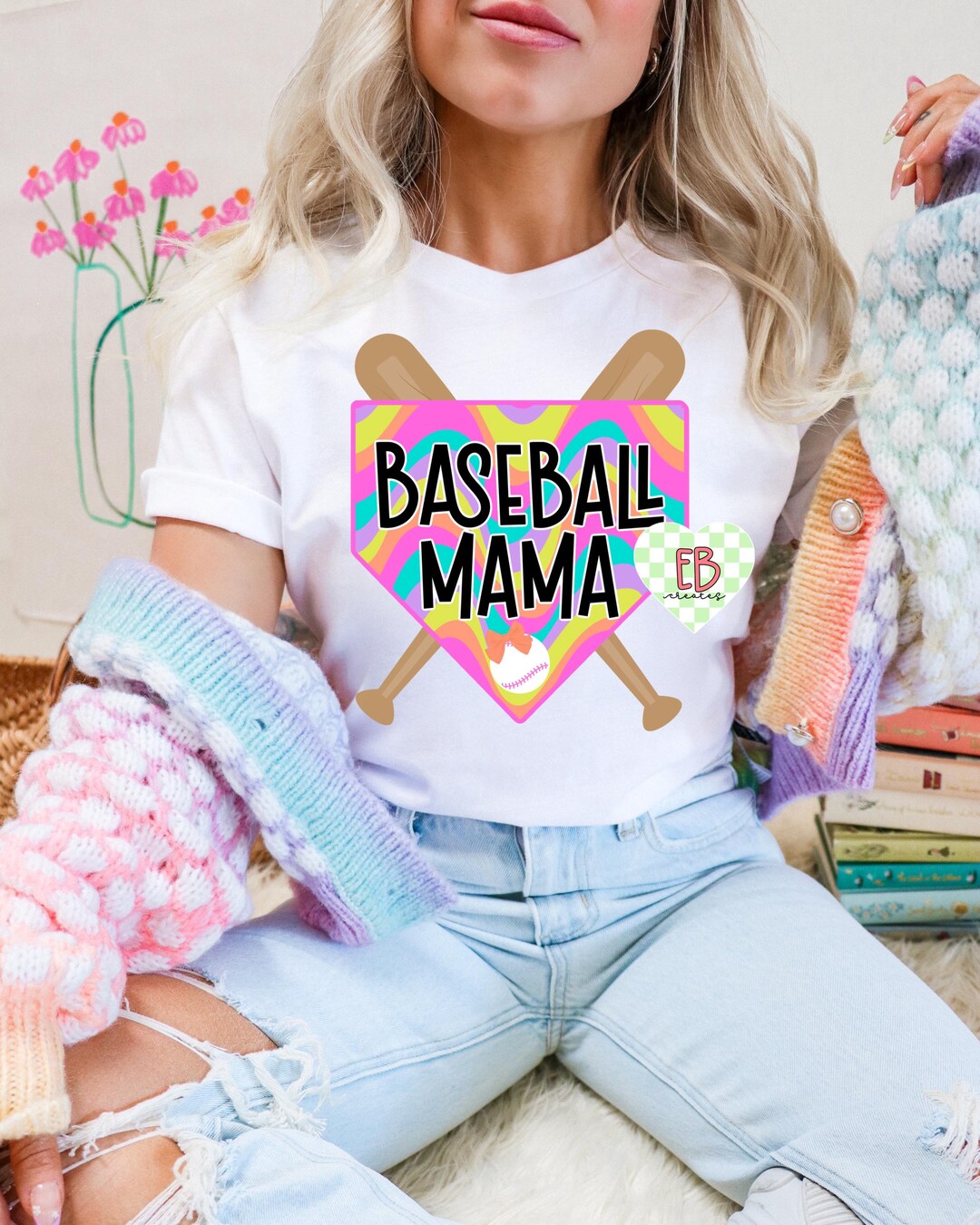 Baseball Mama PNG - Etsy