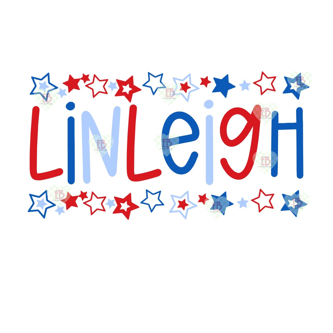 July Custom Name PNG - Etsy