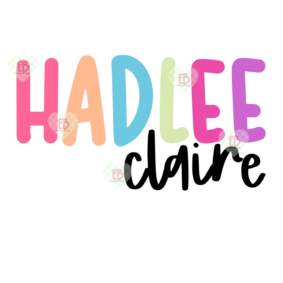 Custom Name PNG - Etsy