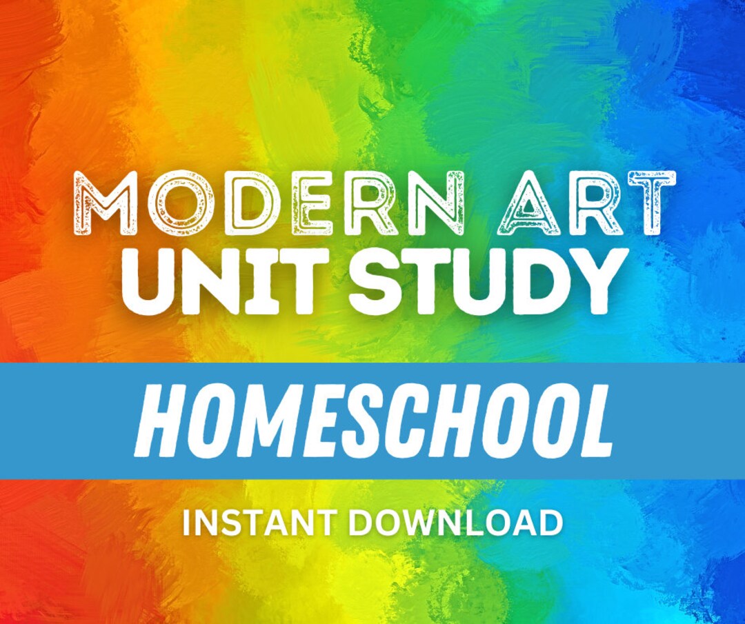 Discovering Modern Art - 6 Week Modern Art Study - Elementary - Etsy