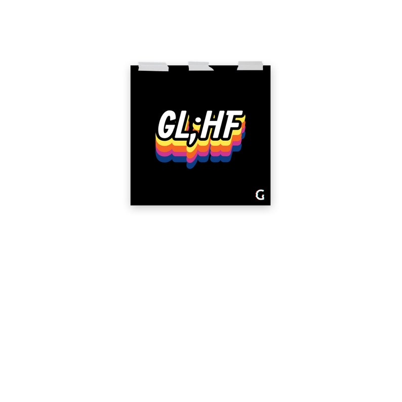 GLHF Gaming Matte-finish Poster - Etsy