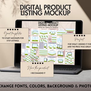 Mockup Canva Template Editable Course Creator Coach Digital Product ...