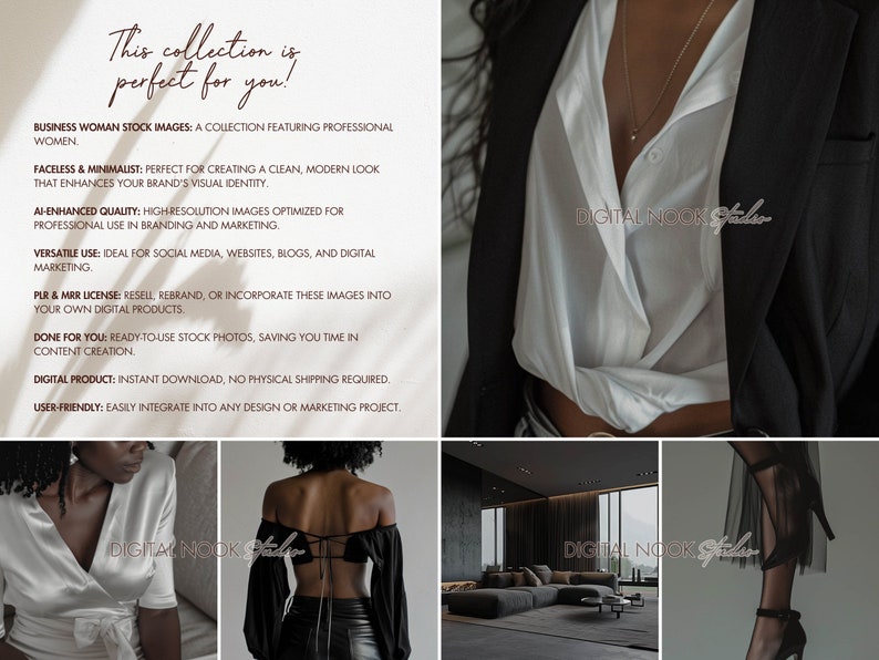 Melanin Aesthetic Business Woman Stock Images Faceless Girl Boss Stock Photo Marketing Luxury ...