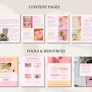 Ebook Template Editable Canva Course Creator Lead Magnet Coaching Guide ...
