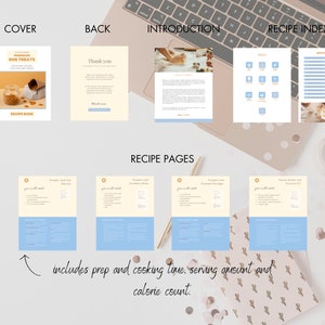 PLR Recipe Book Template Editable Canva Pet Dog Treats Cookbook Ebook ...