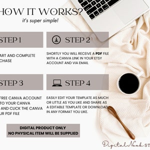 Mockup Canva Template Editable Course Creator Coach Digital Product ...